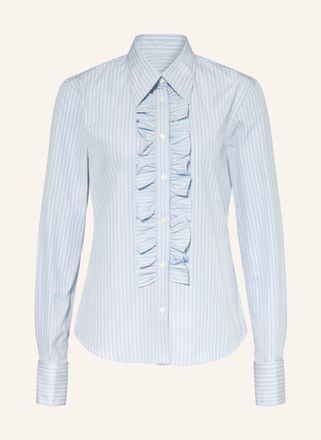 Ami Ami Paris Hemdbluse Mit R&uuml;schen blau