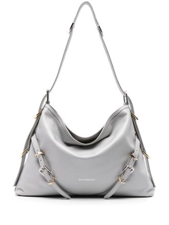 Givenchy sac port&eacute; &eacute;paule Voyou m&eacute;dium en cuir - Gris