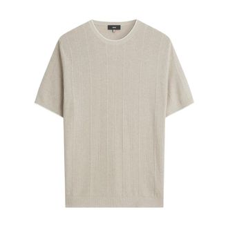 Cinque Cinque, Homme, Tops, Brun, Taille: XL Cigion Knit T-Shirt