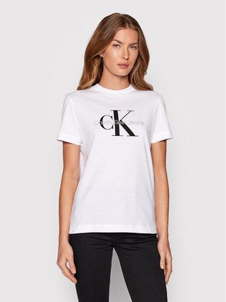 Calvin Klein Jeans T-Shirt J20J219142 Wei&szlig; Regular Fit