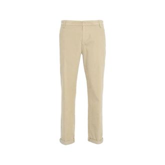 Dondup Beige Chinos Klassischer Stil Hose - - Trousers - Herren - Beige - W32