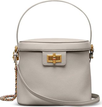Thom Browne sac cabas en cuir grain&eacute; - Gris