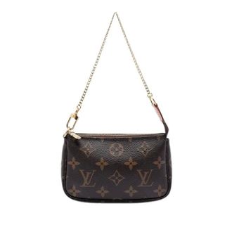 Louis Vuitton Pre-owned Mini Pochette Accessoires - Femme - Pre-owned - Brun - Taille: ONE Size