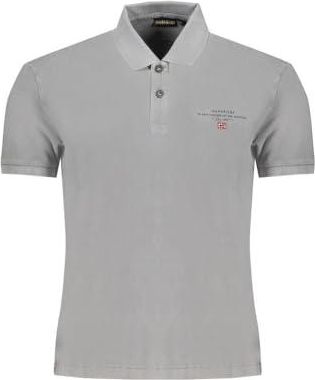Napapijri POLO MANICHE CORTE UOMO GRIGIO