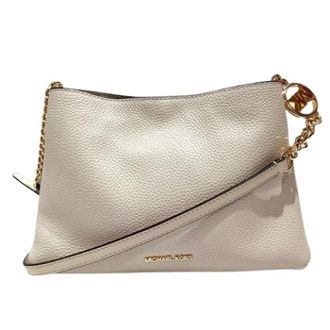 Michael Kors Pre-owned Triple Compartment Leather Crossbody Bag - - Pre-owned - Damen - Beige - ONE SIZE
