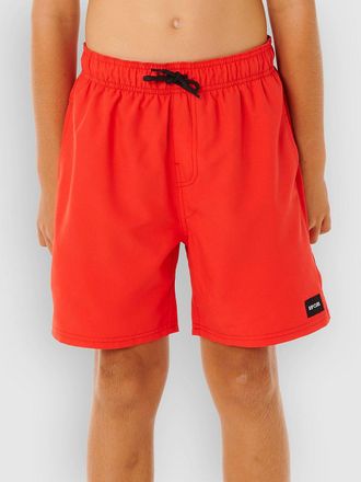 Rip Curl Offset Volley Kids Boardshort rouge