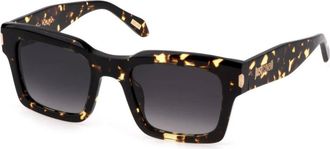 Just Cavalli Femme, Accessoires, Brun, Taille: ONE Size Sjc026 Square Lunettes de soleil