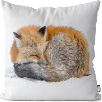 Void Watches Japan Fuchs Schnee Winter Kissenbezug Kissenhülle Sofa Couch Wohnzimmer Dekoration Weihnachten Deko Winter Outdoor Kissen bezug deko, Kissen Größe:40 