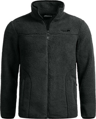 Arctic Seven Herren Fleecejacke (S-3XL) - Leicht, Flauschig, Atmungsaktiv, Hoher Kragen, &Uuml;bergangsjacke Warme Jacke M&auml;nner - AS-335 Anthrazit XXX-Large