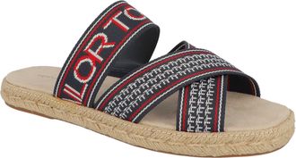 Tom Tailor Damen 5397804 Flacher Slipper, Navy White Red, 40 EU