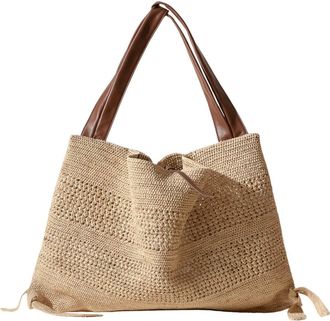 Hereu Femme, Sacs, Beige, Taille: ONE Size Cador Shopping Bag