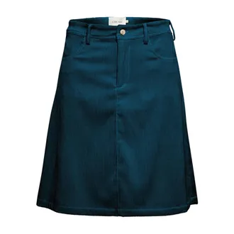 Cream Femme, Jupes, Bleu, Taille: 46 FR Jupe Classique en Gibraltar Sea