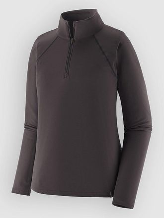 Patagonia Cap Mw Zip Neck Haut technique noir