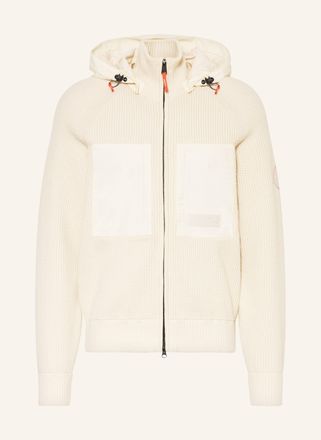 Napapijri Strickjacke A-Vanoi Im Materialmix Mit Abnehmbarer Kapuze beige