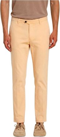 Mason's Homme, Pantalons, Orange, Taille: 2XL Pantalon Chino New York Delamere