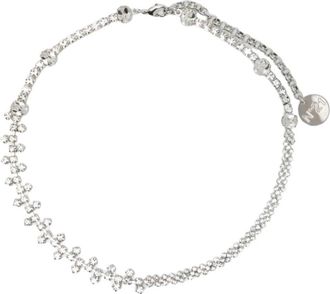 N&deg;21 Femme, Accessoires, Gris, Taille: ONE Size Collier avec cristaux