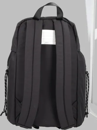 A.P.C. Mens Backpack Trek Black Nylon Backpacks