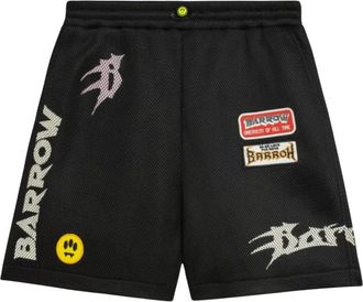 Barrow Barrow, Homme, Shorts, Noir, Taille: M Graphic Shorts
