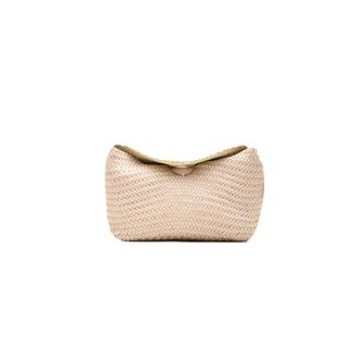 Dragon Diffusion Femme, Sacs, Beige, Taille: ONE Size Diagonal Weave Flap Corsina Bag