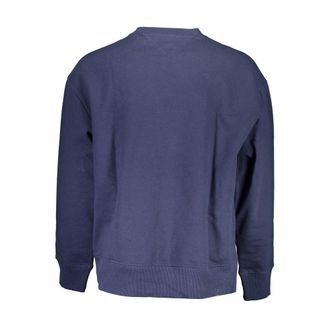 Tommy Hilfiger Logo-Embroidered Cotton Sweatshirt - Blue