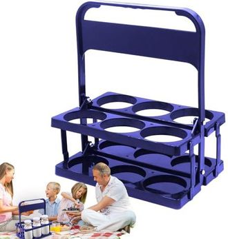 Generic Organisateur de bouteille de vin - Support de bouteille de lait r&eacute;utilisable, support de r&eacute;cipient de lait pliable | Support dorganisateur de bouteill