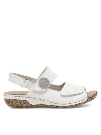 Rieker Sandalen V7272-80 Wei&szlig;