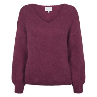 Americandreams Americandreams, Femme, Pulls, Rouge, Taille: 44 FR Milana LS Alpaca Pullover