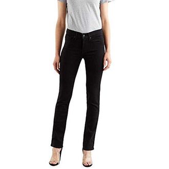 Levi's 312 Shaping Slim Jeans Femme, Black And Black, 30W / 30L