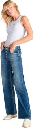 Le Temps Des Cerises Jeans Wide Leg Lauryn Destroy Bleu N&deg;3