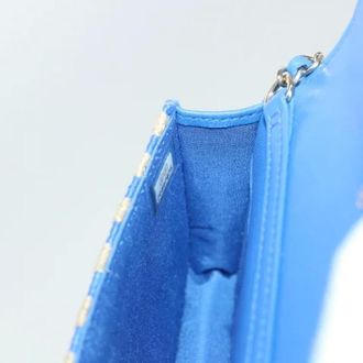 Chanel Mini Sac Pre-owned - Femme - Pre-owned - Bleu - Taille: ONE Size