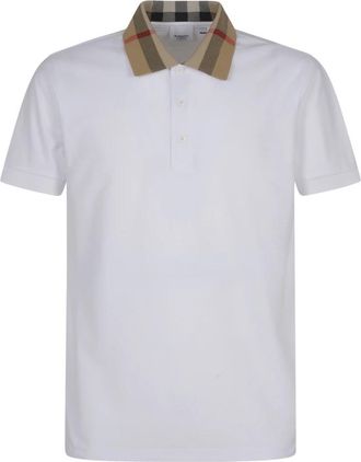 Burberry Homme, Tops, Blanc, Taille: S T-shirts et Polos Blancs Cody Carry Over