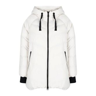 Geox Veste zipp&eacute;e &agrave; capuche - Femme - Vestes - Blanc - Taille: 34 FR