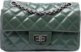 Chanel Sac bandouli&egrave;re matelass&eacute; vintage Pre-owned - Femme - Pre-owned - Vert - Taille: ONE Size