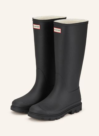 Hunter Stiefel Downpour Tall schwarz