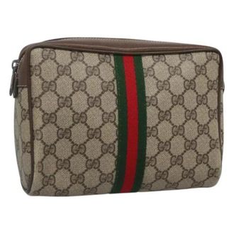 Gucci Pre-owned Leder clutches - - Pre-owned - Damen - Beige - ONE SIZE