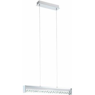 Eglo Eglo - Suspension design led suspension salon &eacute;clairage verre cristal chrome plafonnier 93562