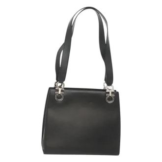 Ferragamo Pre-owned Leder Handtaschen - - Pre-owned - Damen - Schwarzk - ONE SIZE
