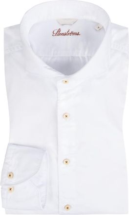 Stenströms Unifarbenes Hemd mit Haifischkragen, Slimline in