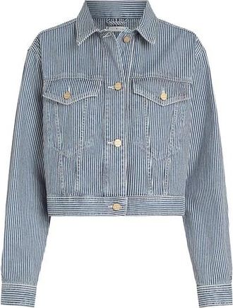 Tommy Hilfiger Veste en jean cropp&eacute; &agrave; rayures