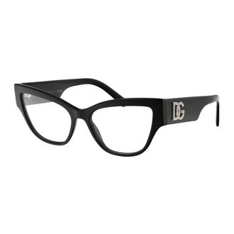 Dolce & Gabbana Femme, Accessoires, Noir, Taille: 55 MM Lunettes Optiques &Eacute;l&eacute;gantes 0Dg3378