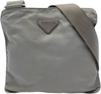 Prada Sac bandouli&egrave;re Pre-owned - Femme - Pre-owned - Gris - Taille: ONE Size