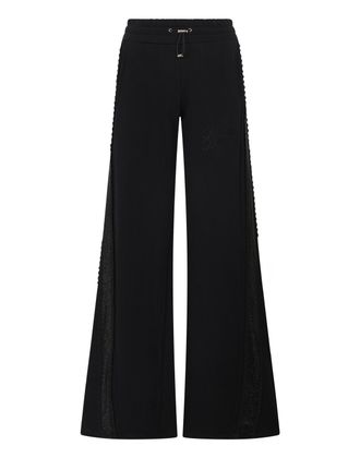 Philipp Plein Skater Fit Tracksuit Pants Strass Band