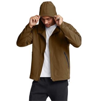 Under Armour Unstoppable Trainingsjacke f&uuml;r Herren, mit Kapuze (Braun)