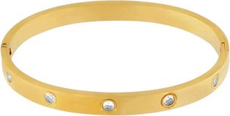 Dansk Copenhagen Glamour CZ Kristall Armreif - - Accessories - Damen - Gelb - ONE SIZE