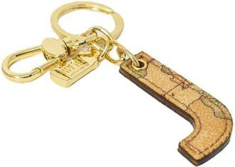 Alviero Martini 1A Classe Femme, Accessoires, Brun, Taille: ONE Size Élégant Porte-clés Lettera J