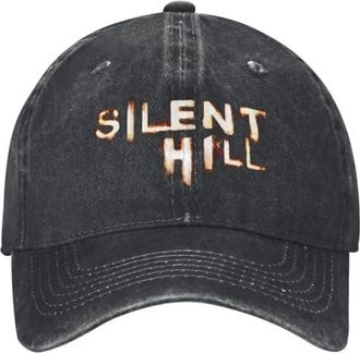 Generic Casquette dHomme, Casquette de Baseball Silent Hill Game Horror Vintage pour Hommes Chapeaux de Camionneur Designer Running Hippie Snapback Snapback C