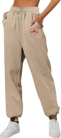 Generic Pantalon d&eacute;contract&eacute; ample pour femme - Pantalon descalade - Pantalon de jogging unisexe d&eacute;contract&eacute; - Pantalon dext&eacute;rieur ample - Taille &eacute;lastique av