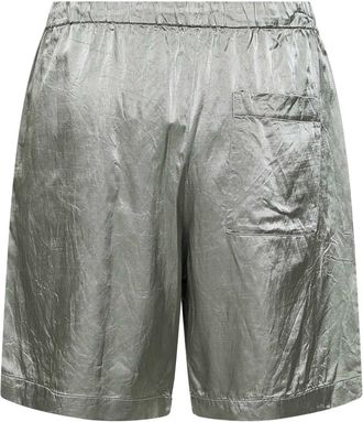 Dries Van Noten Cupro-Cotton Blend Shorts - Green