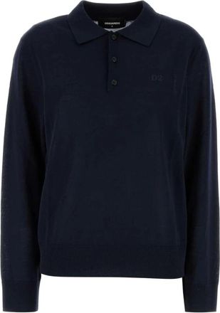 Dsquared2 Homme, Pulls, Bleu, Taille: L Logo Embroidery Polo