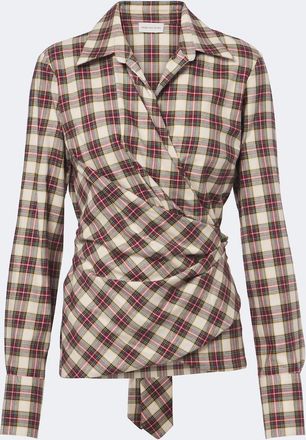 Dries Van Noten Chemise en coton &agrave; carreaux